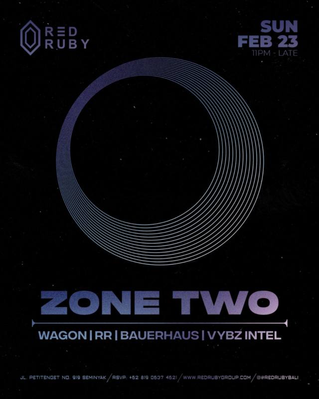 Zone Two at Red Ruby | The Beat Bali