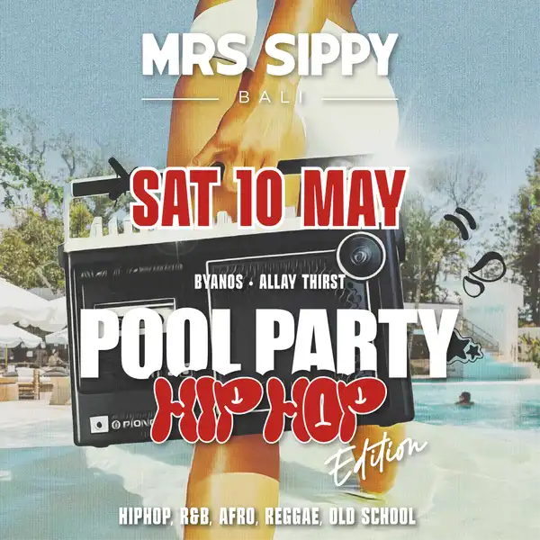 Hip Hop Pool Party at Mrs Sippy l The Beat Bali