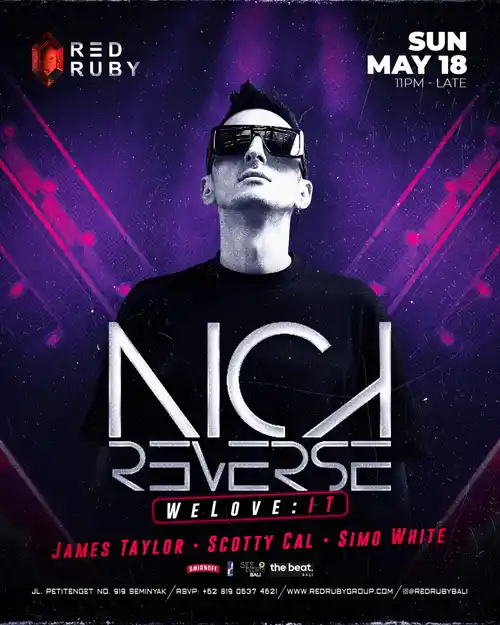Nick Reverse at Red Ruby | The Beat Bali