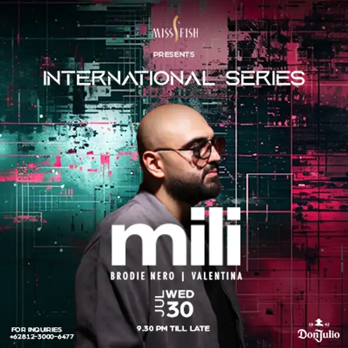 International Series with Mili at Miss Fish | The Beat Bali