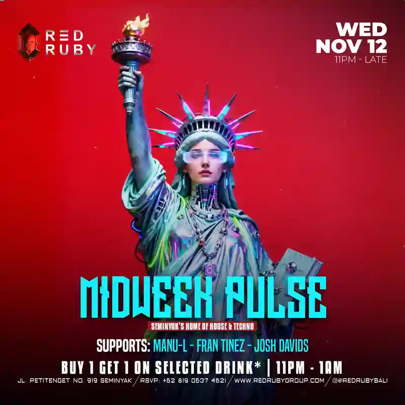 Mid Week Pulse at Red Ruby | The Beat Bali