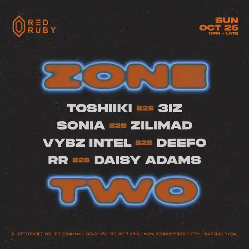 Zone Two at Red Ruby | The Beat Bali