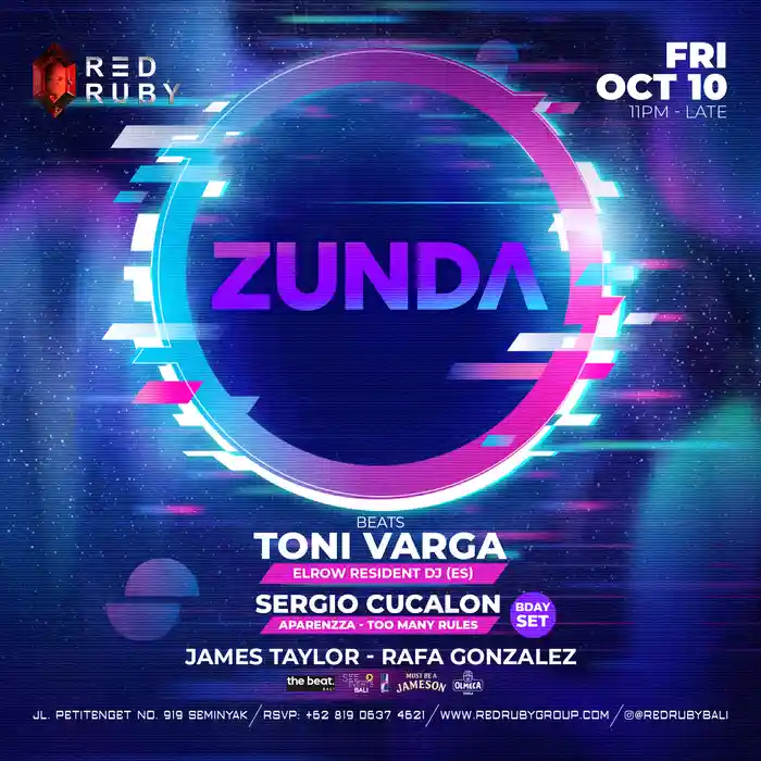 Zunda with Toni Varga at Red Ruby | The Beat Bali