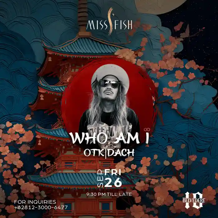 Fridays with Who Am I at Miss Fish | The Beat Bali