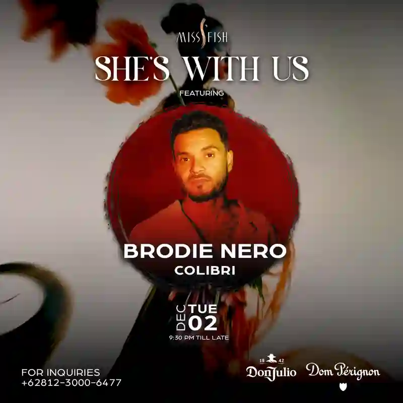 She's With Us with Brodie Nero at Miss Fish | The Beat Bali
