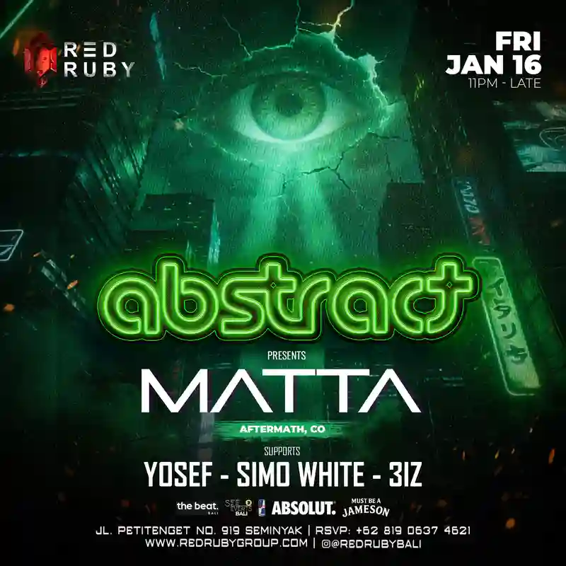 Abstract with MATTA [CO] at Red Ruby | The Beat Bali