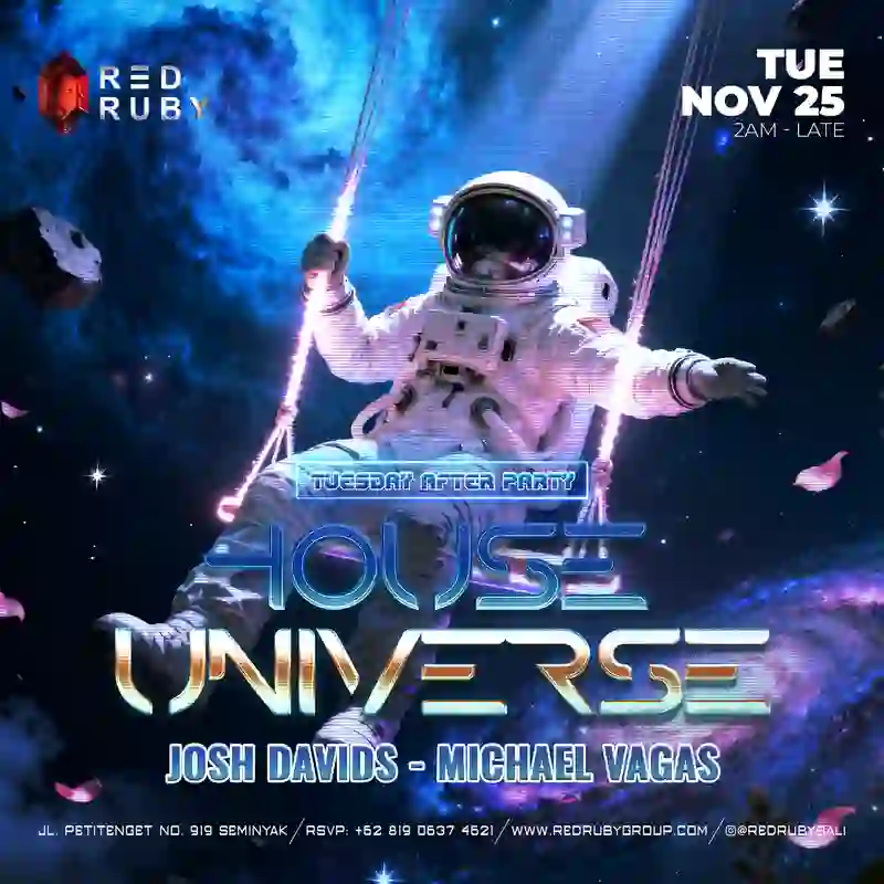 House Universe at Red Ruby | The Beat Bali