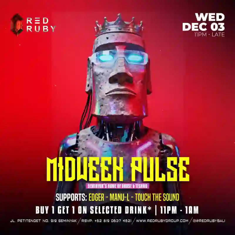 Mid Week Pulse at Red Ruby | The Beat Bali