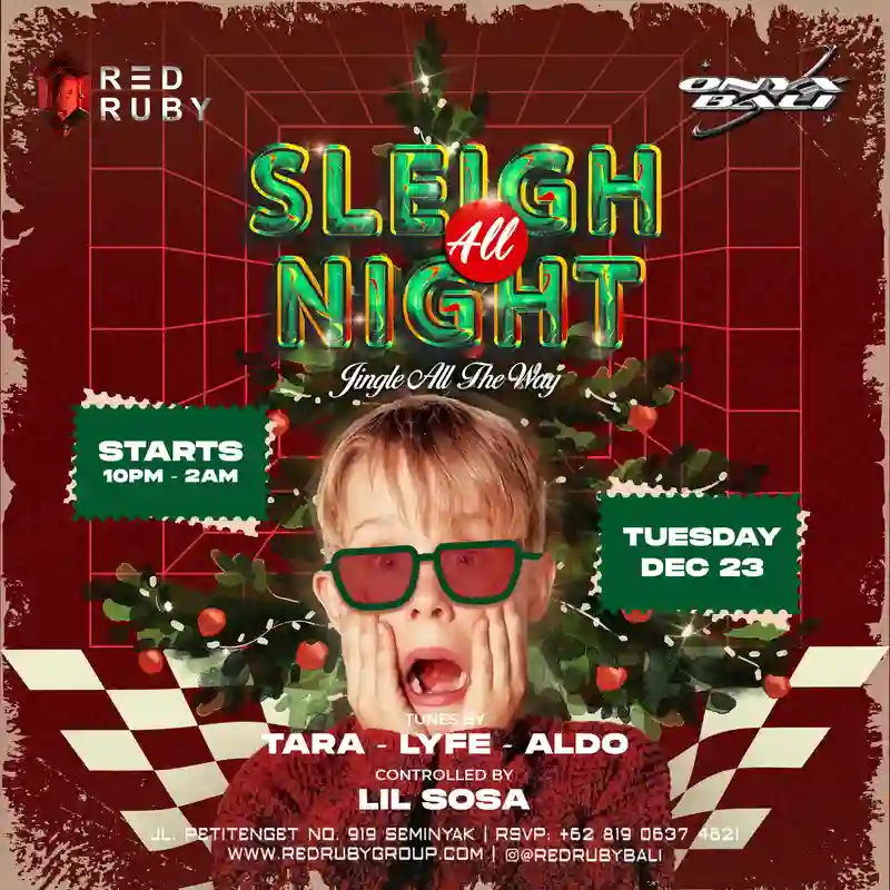 Onyx Sleigh All Night at Red Ruby | The Beat Bali
