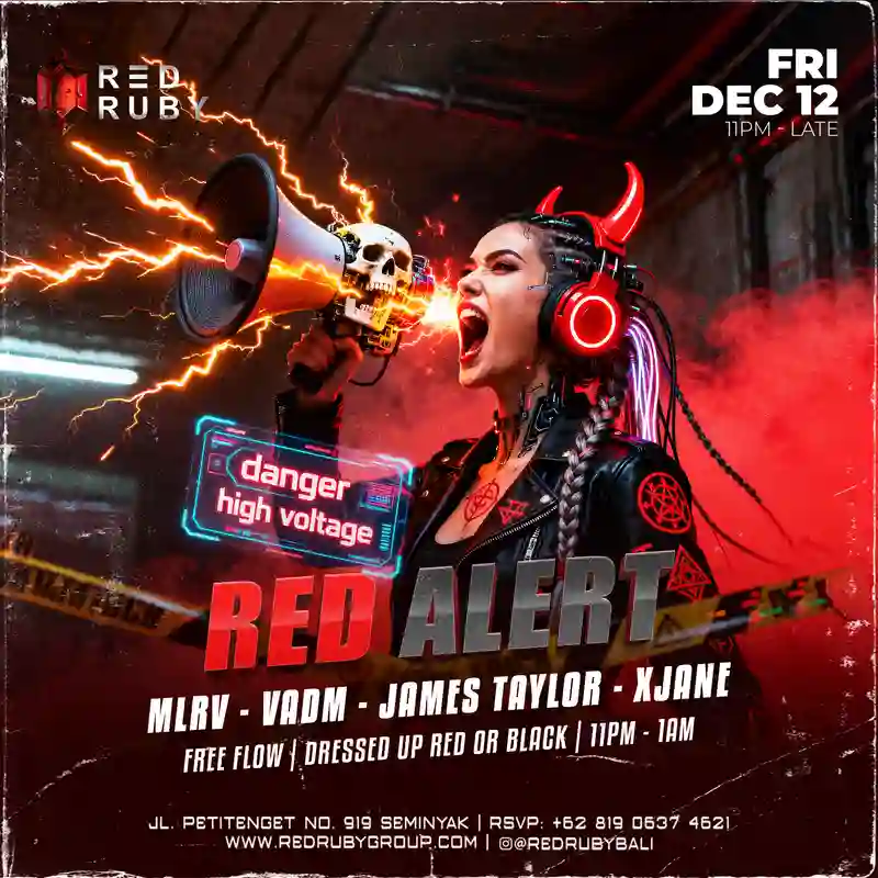 Red Alert at Red Ruby | The Beat Bali