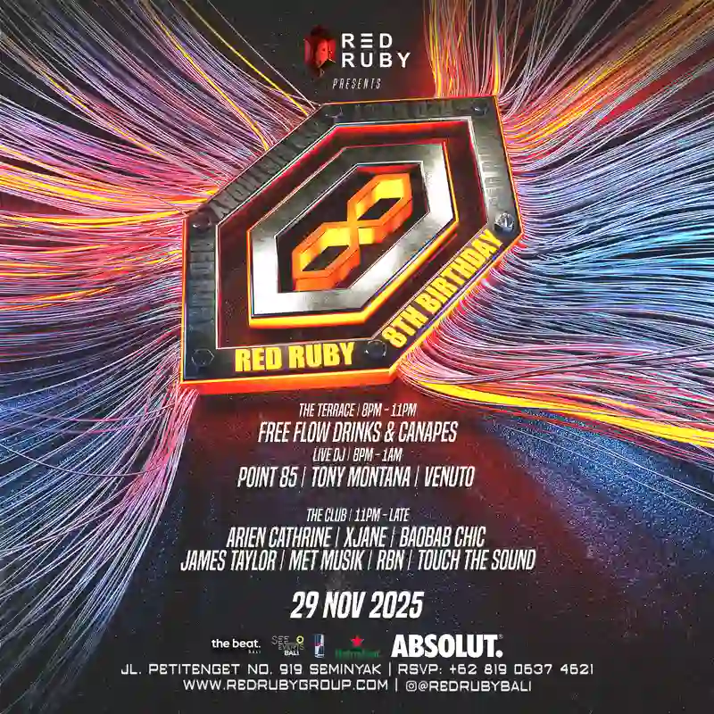 Red Ruby 8th Anniversary | The Beat Bali