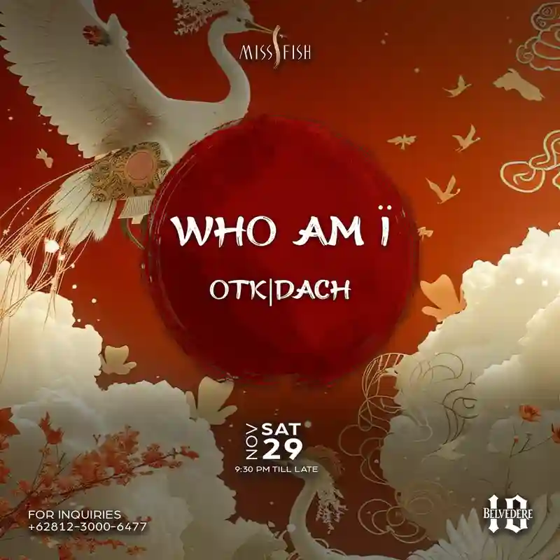 Saturday at Miss Fish with WHO AM I | The Beat Bali
