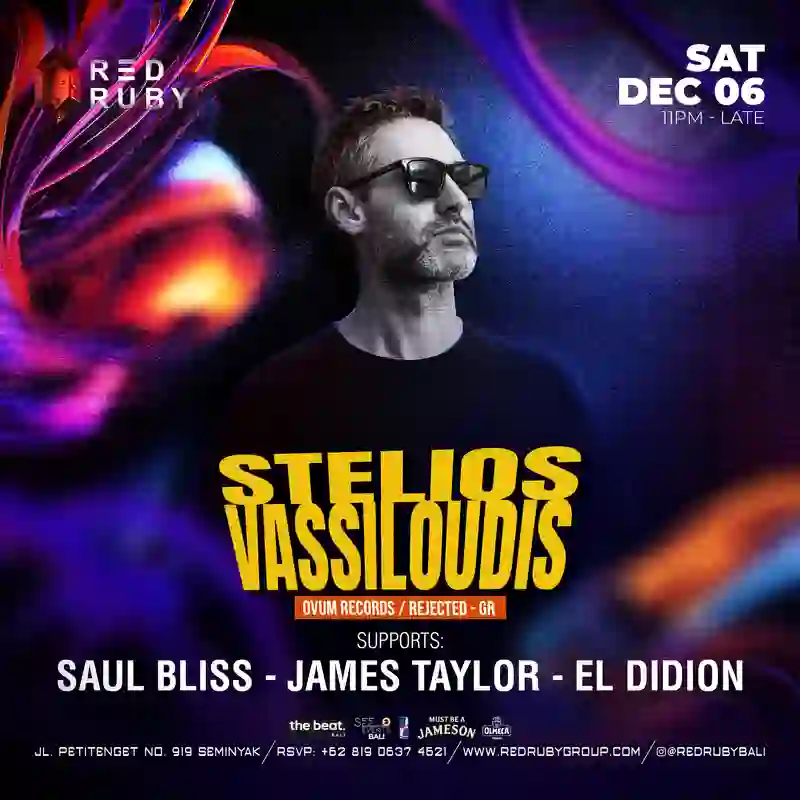 Stelios Vassiloudis at Red Ruby | The Beat Bali