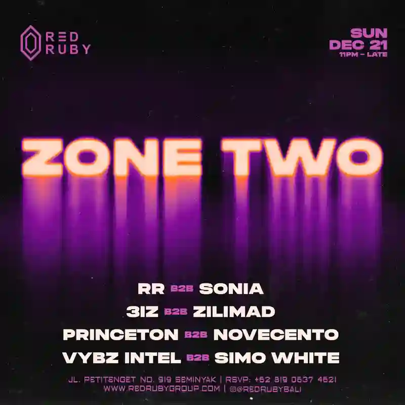 Zone Two at Red Ruby | The Beat Bali